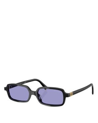 Click here for Miu Miu Regard Rectangle Sunglasses  52mm prices