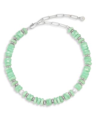Ettika Saint Tropez Beaded Collar Necklace  15-20