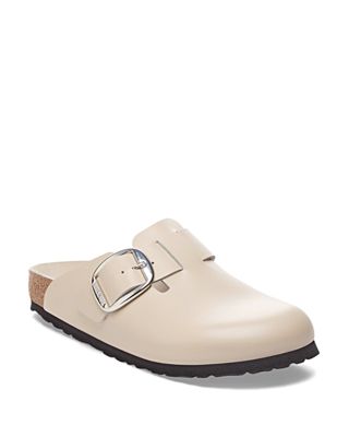 Click here for Birkenstock Womens Boston Big Buckle Leather Clogs prices