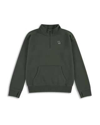 Click here for abercrombie kids Boys Essential Quarter Zip Mock N... prices