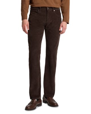 7 For All Mankind The Straight Fit Jeans in Corduroy Dark Olive