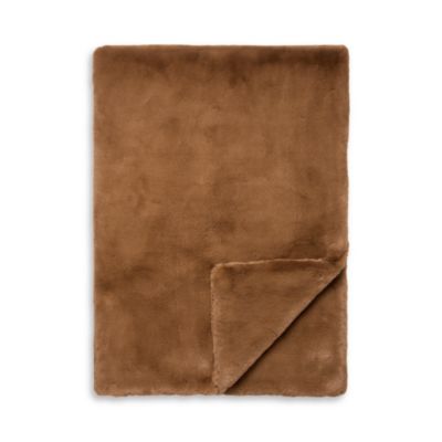 Click here for Aqua Big Rabbit Double Sided Faux Fur Throw Blanke... prices