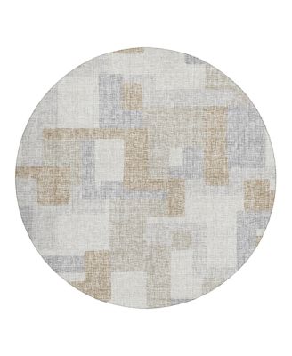 Dalyn Portico Washable PO3 Round Area Rug  8 x 8