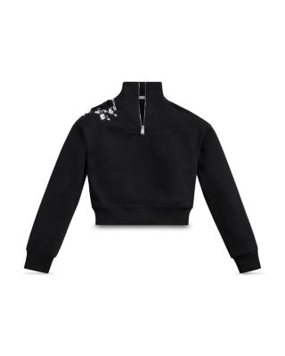 Click here for Area Crystal Cluster Zip Sweatshirt prices