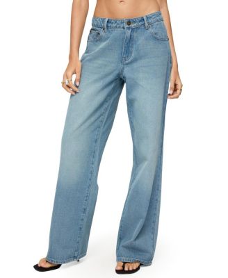 Click here for Edikted Raelynn Washed Low Rise Light Rinse Wash J... prices