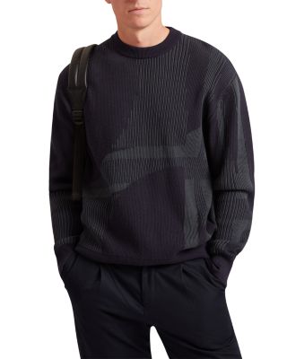 Click here for Ted Baker Wilan Abstract Crewneck Sweater prices