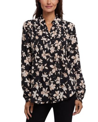 Nydj Womens Pleated Front Tunic Top - Claudette