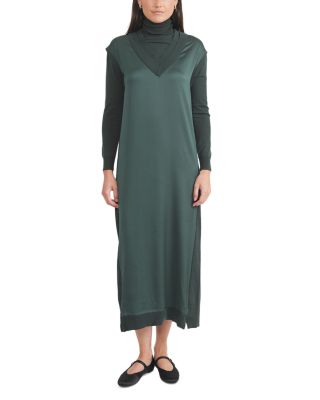 Click here for Point Mixed Media Dress prices