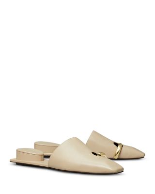Click here for Tory Burch Womens Pierced Leather Mules prices