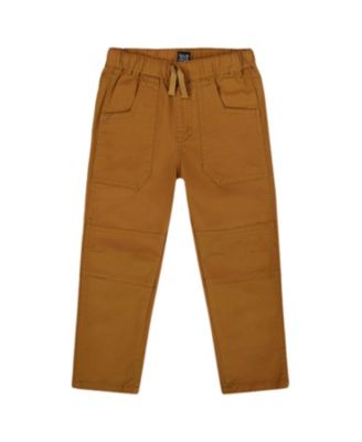 Click here for Deux par Deux Boys Twill Jogger Pants with Patch P... prices