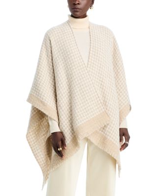 Click here for Aqua Houndstooth Ruana - Exclusive prices