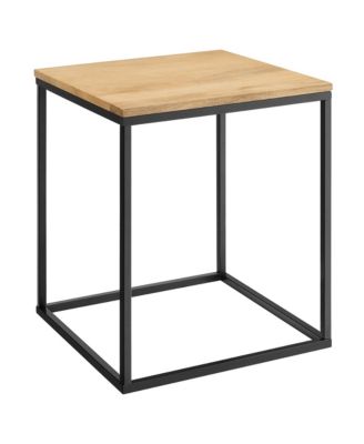 Click here for Modway Zora Square Wood and Metal Side Table prices