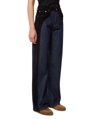 Click here for TRESSE Panto High Rise Wide Leg Jeans in Denim Blu... prices