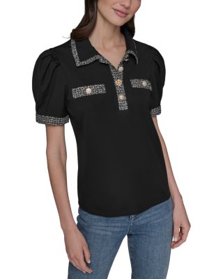 Click here for Karl Lagerfeld Paris Mixed Media Top prices