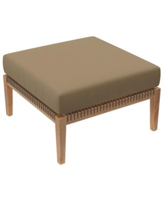 Click here for Modway Clearwater Outdoor Patio Teak Wood Ottoman prices