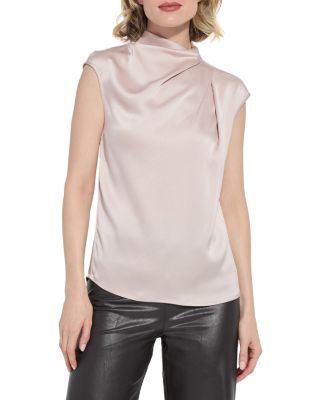 Click here for Lysse Aisha Draped Satin Top prices