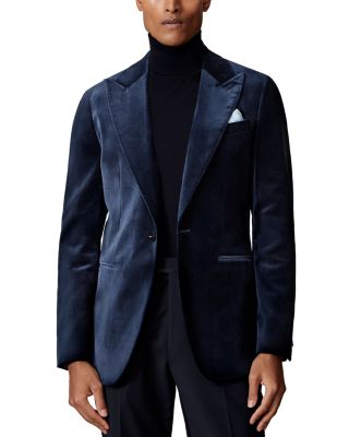 Click here for Reiss Apsara Peak Lapel Velvet Blazer prices