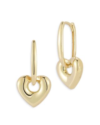 Click here for Bloomingdales Fine Collection Puffed Heart Drop Ea... prices