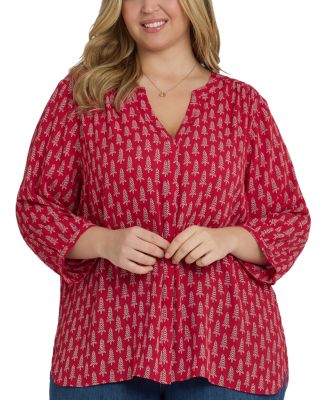 Click here for Nydj Plus Pintuck Blouse prices