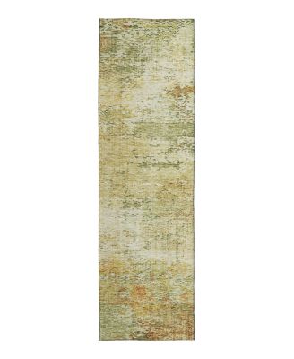 Dalyn Solace Washable SL5 23x76 Runner Area Rug - Moss  Beige