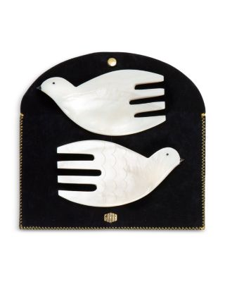 Click here for Gohar Dove Mother of Pearl Salad Servers prices