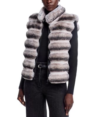 Click here for Adrienne Landau The Faux Chinchilla Vest prices