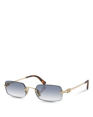 Click here for Miu Miu Rectangular Sunglasses  52mm prices