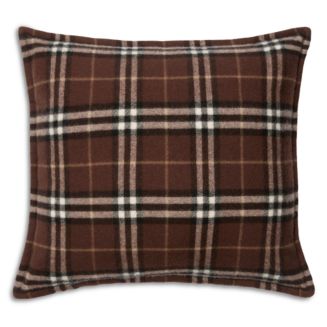 Burberry Check Cashmere Decorative Pillow, 20.5" x 20.5" - Exclusive ...