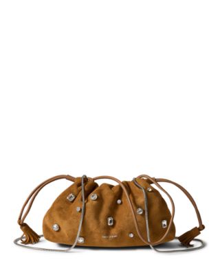 Click here for Veronica Beard Small Crystal & Suede Bag prices