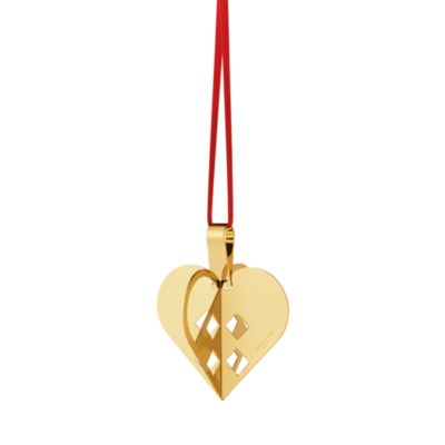 Click here for Georg Jensen Gold Plated Heart Ornament prices