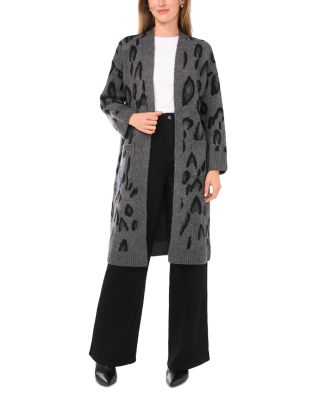 Click here for Vince Camuto Open Front Animal Print Cardigan prices