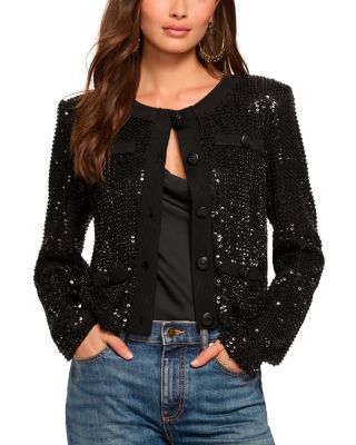 Click here for Ramy Brook Anna Sequined Jacket prices