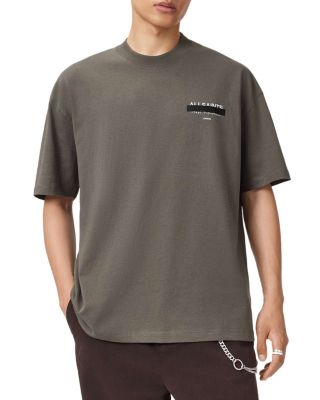 Click here for Allsaints Redact Graphic Logo Tee prices