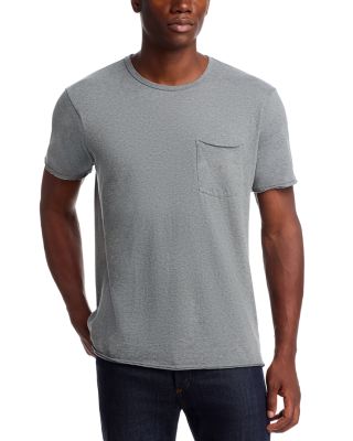 Click here for rag & bone Miles Melange Pocket Tee prices