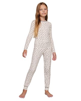 Click here for Eberjey Unisex Printed Long Sleeve Pj Set - Little... prices