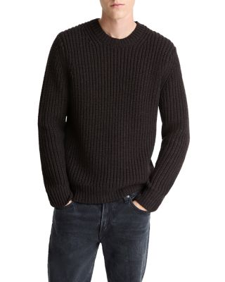 Vince Merino Wool Utility Shaker Sweater