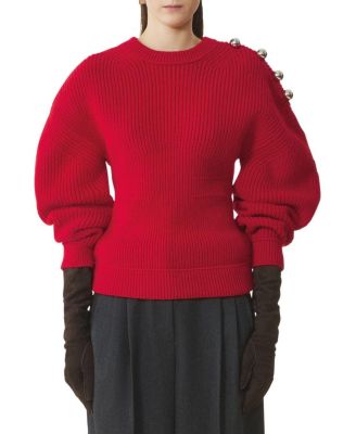 Click here for Lanvin Wool Ribbed Sweater prices