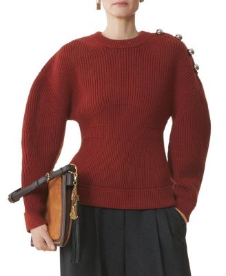Click here for Lanvin Wool Ribbed Sweater prices
