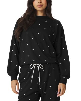 Click here for Splendid Love Lounge Embroidered Sweatshirt prices