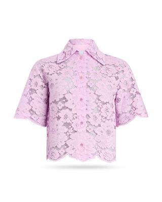 Click here for Patou Cropped Lace Blouse prices