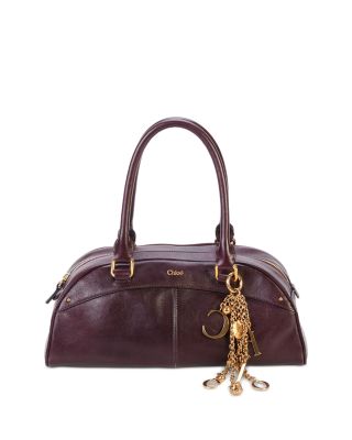 Click here for Chloe Leather Bowling Bag prices