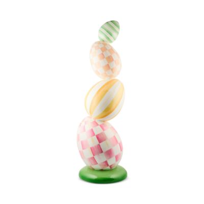 Click here for MacKenzie-Childs Frolic Spring Stacked Egg Trophy... prices