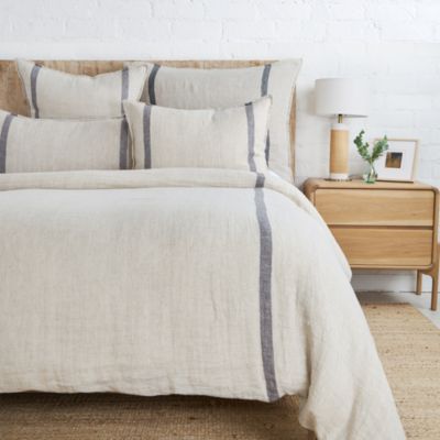 Click here for Pom Pom At Home Rory Linen Duvet Cover  Queen prices