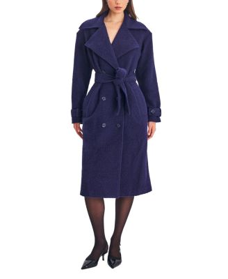 Click here for Miss Circle Jaelyn Wool Blend Double-Breasted Belt... prices