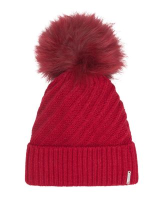 Click here for Gorski Knit Beanie with Select Lamb Pom prices