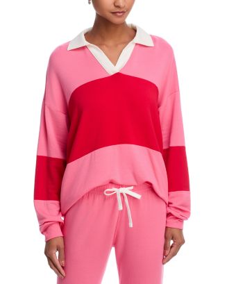 Splits59 Katie Fleece Rugby Sweatshirt | Bloomingdale's Women