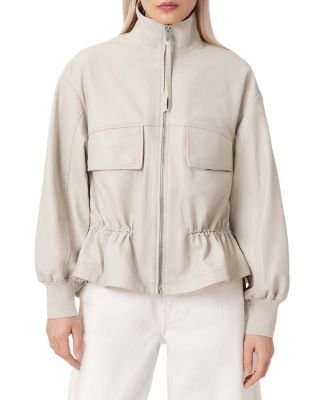 Click here for Allsaints Flor Leather Jacket prices