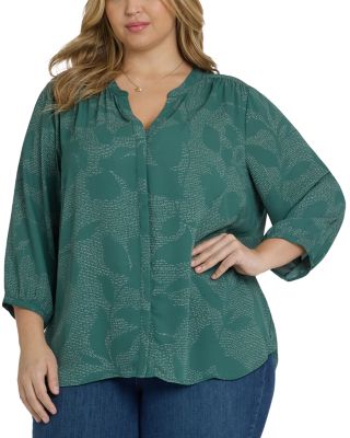 Click here for Nydj Plus Pintuck Blouse prices