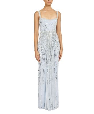 Click here for Jenny Packham Chrissy Sequin-Embellished Dress prices