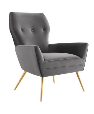 Click here for Modway Renata Button Tufted Performance Velvet Arm... prices